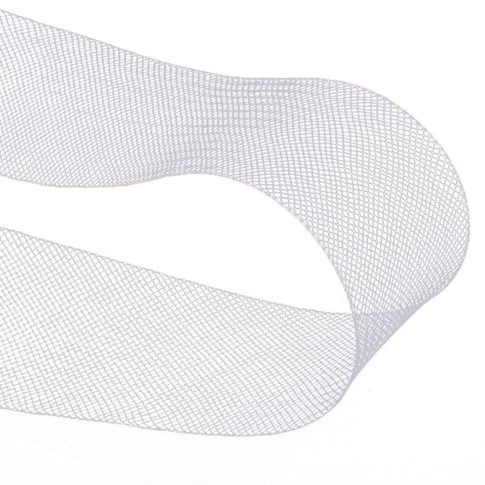2-Inch (5cm) Stiff White Elastic Mesh Band - Heavy Duty Boning for ...