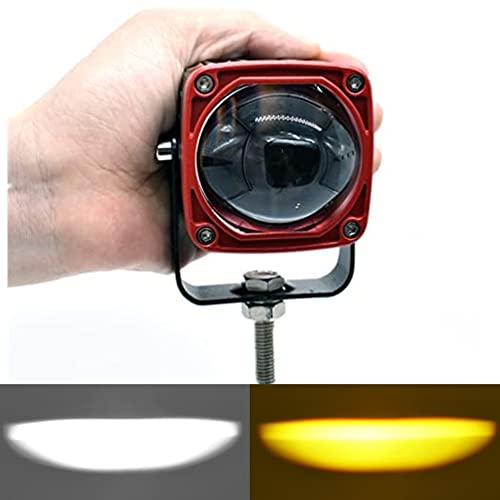 2 Inch 8D Lens Led Work Light 6000K White 3500K Yellow Driving Light ...