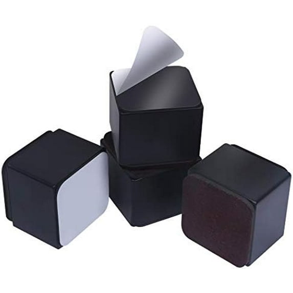 2 Inch Bed Riser - Solid Steel Self Adhesive Furniture Riser or Bed ...