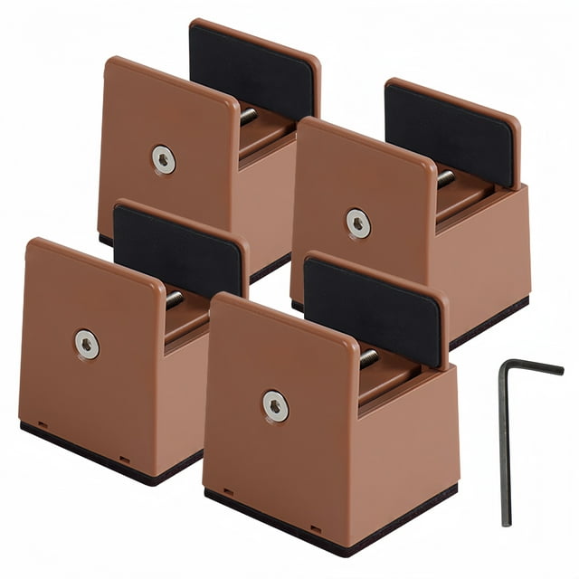 2 Inch Bed Risers with Adjustable Screw Clamp Heavy Duty Furniture ...
