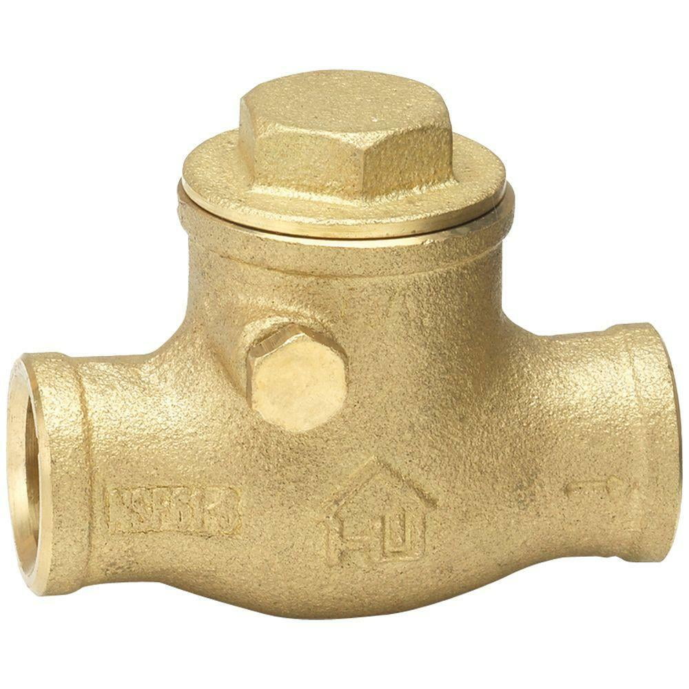 2 Inch Brass Swing CxC SWEAT Check Valve Plumbing Fitting - Walmart.com