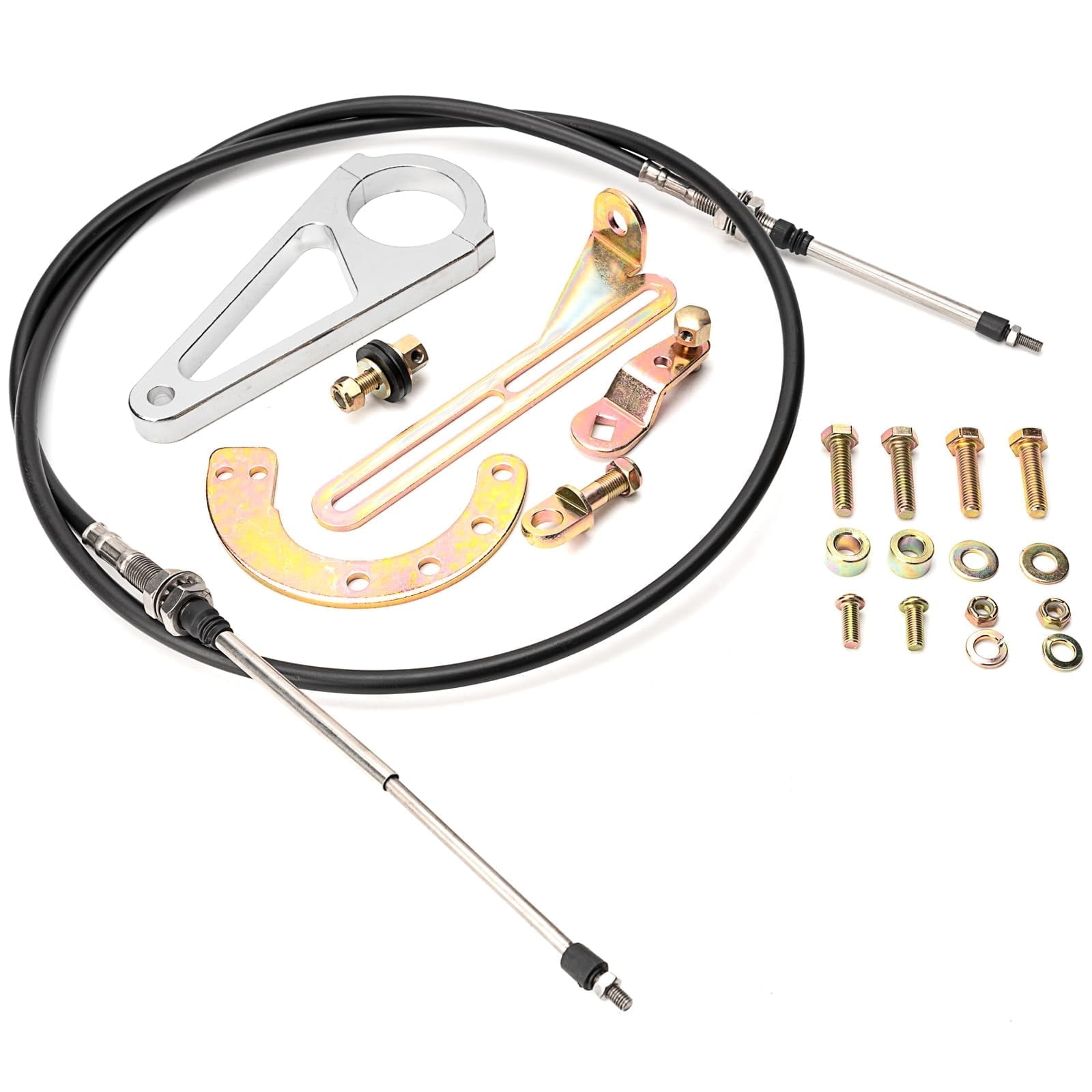 KOONDHEEND 2 Inch Cable Column Shift Linkage ACA-1804 Black, New, 1 ...