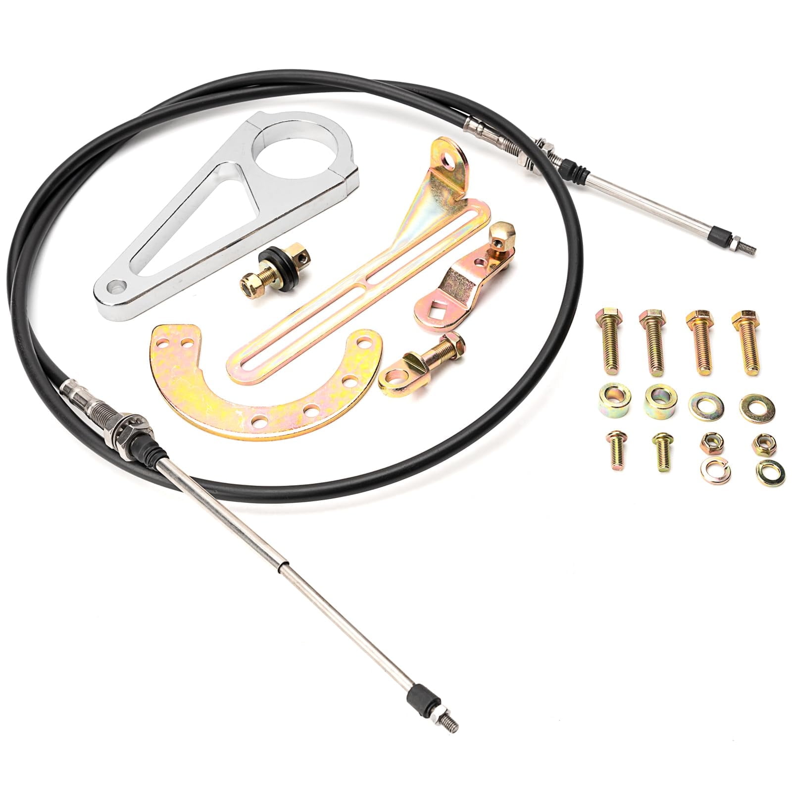 2 Inch Cable Column Shift Linkage for Aftermarket GM transmissions ACA-1804 - Walmart.com