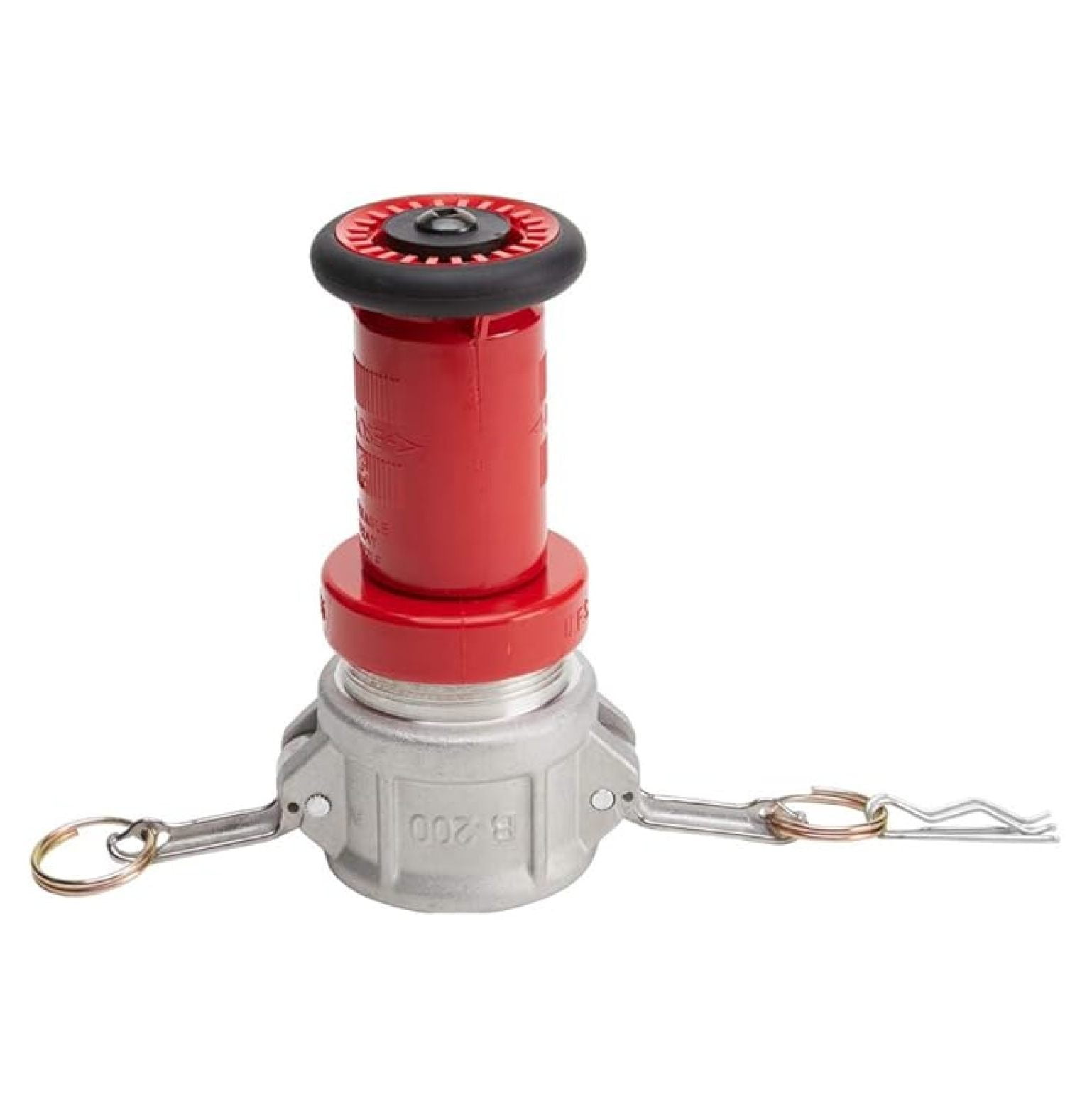 2 Inch Camlock Coupling with Fire Nozzle - Aluminum Fitting, Plastic ...