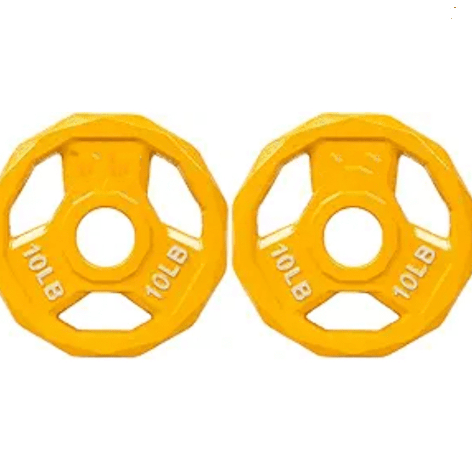 2-Inch Cast Iron Tri-G Plate for Barbell,Solid Cast Iron Olympic Weight ...