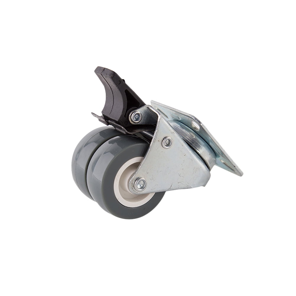 2 Inch Caster Wheels Brake Casters with 360 Degree Swivel Plate Heavy ...