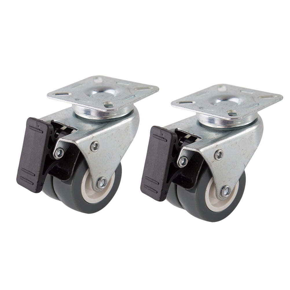 2 Inch Castor Wheels Heavy Duty Casters Two Wheels Flat Casters ...