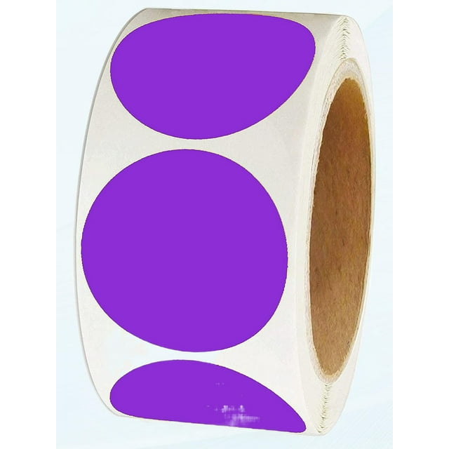 2 Inch Color Coded Labels Round Round Stickers for Color Coding ...
