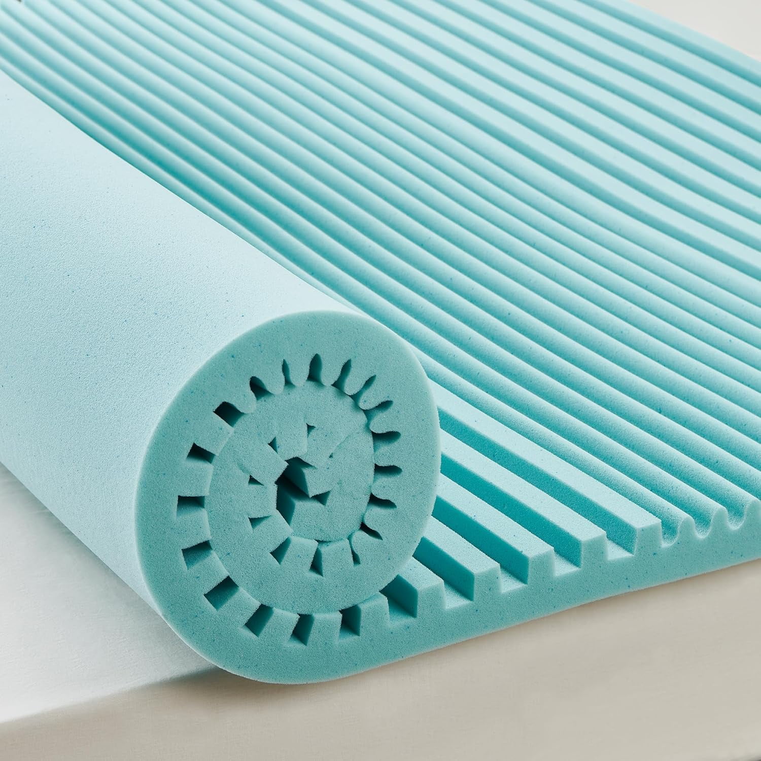 2 Inch Cooling Memory Mattress Topper Size, 5-Zone Bed Topper, Mattress ...