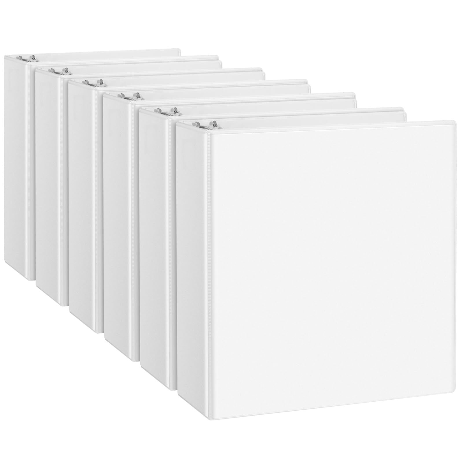 2 Inch D Ring Binders, 3 Ring Binder Fit US Letter Size Paper, 2" Slant ...