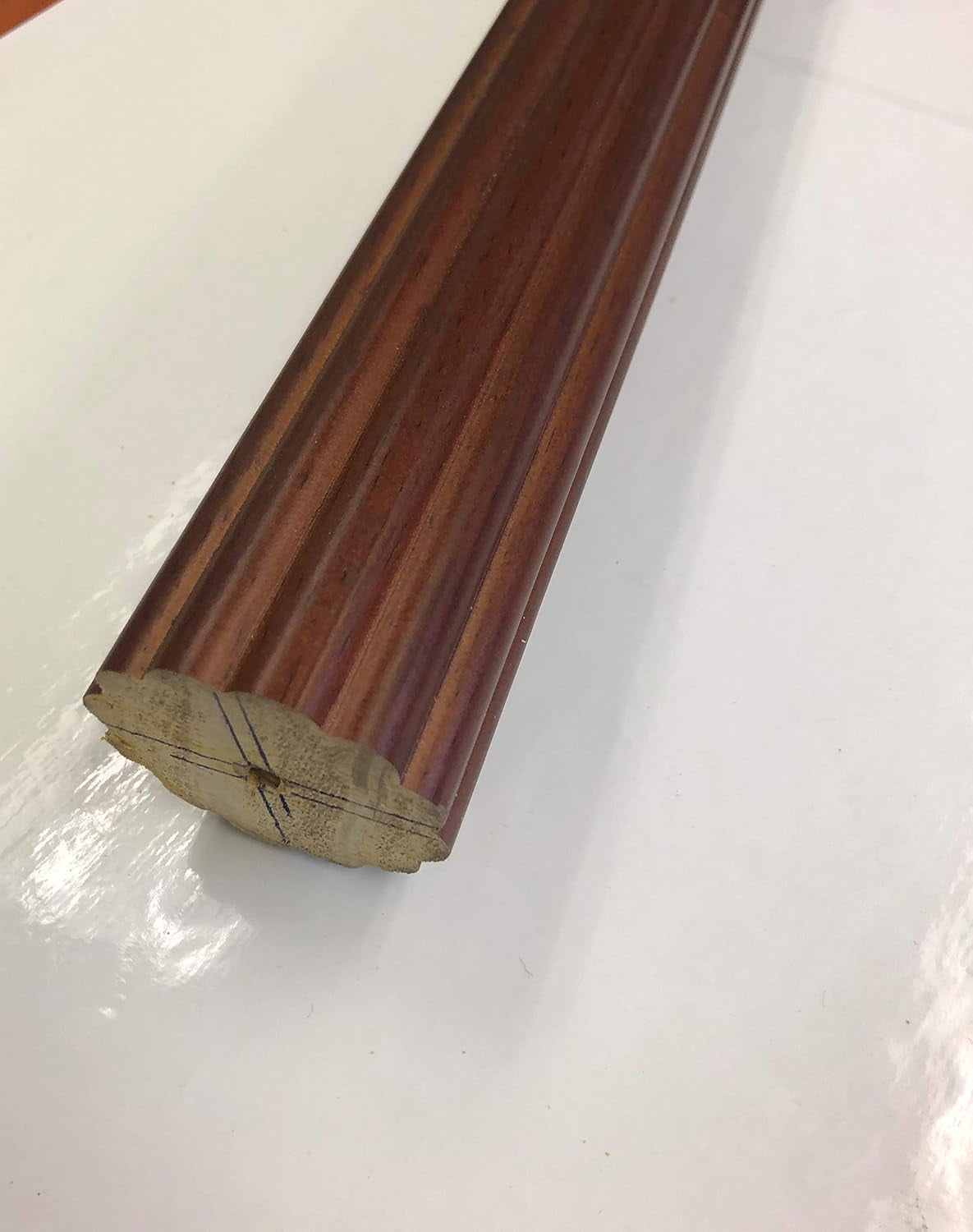2 Inch Diameter Drapery Wood Fluted Curtain Rod 8 FT (Walnut) - Walmart.com
