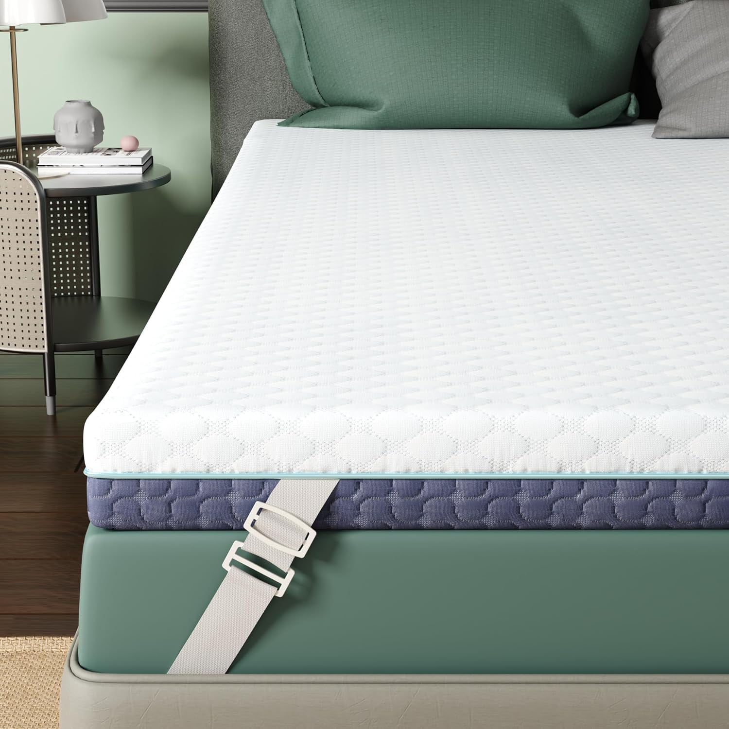 2 Inch Dorm Mattress Topper XL Size, Memory Mattress Topper for , Dorm ...