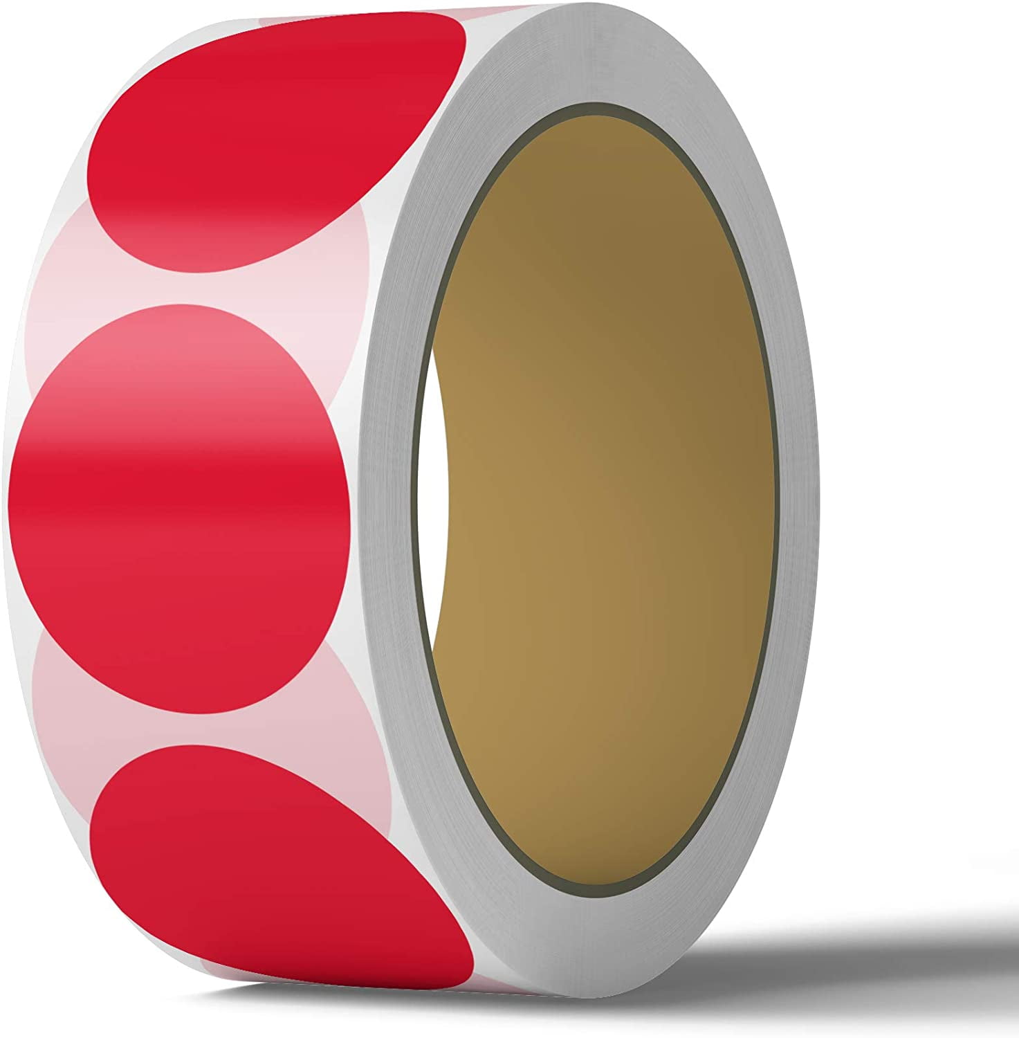 2 Inch Dot Matte Red Color Code Labels for Color Coding and ...