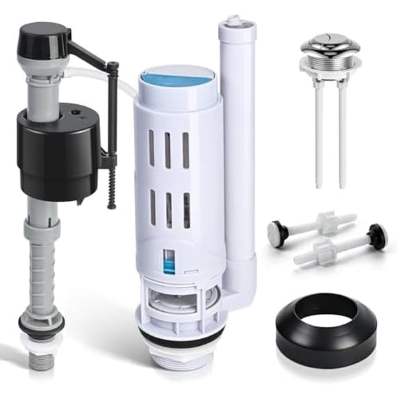 2-Inch Dual Flush Valve Replacement Kit for 2-Piece Toilets, Universal ...