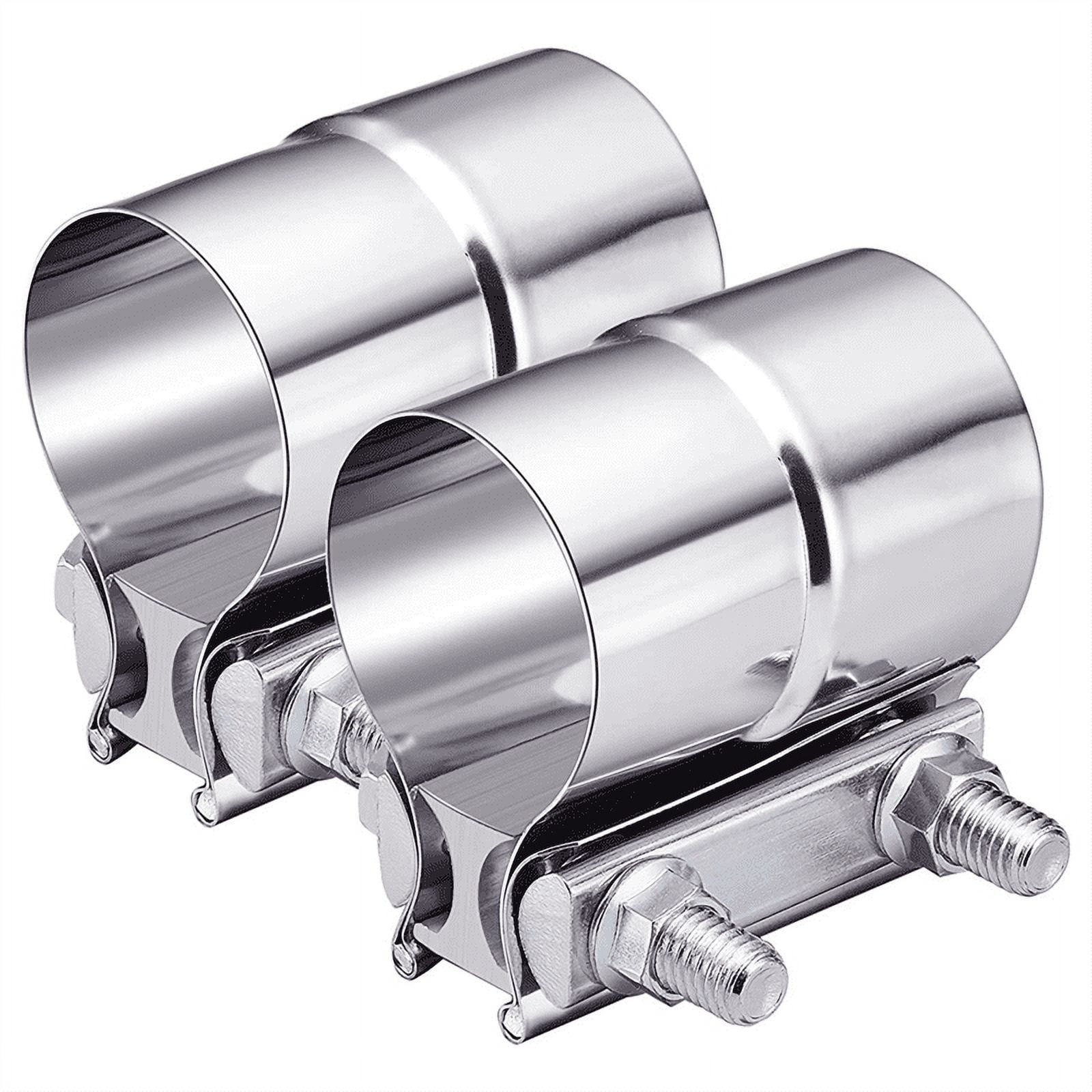 2 Inch Exhaust Clamp, Lap Joint Exhaust Band Clamp Sleeve Coupler ...