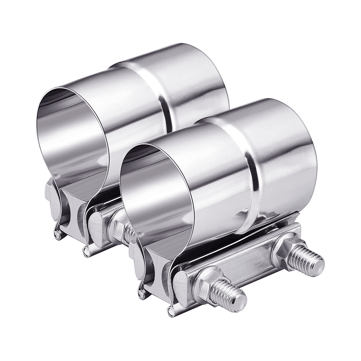 2 Inch Exhaust Clamp, Lap Joint Exhaust Band Clamp Sleeve Coupler ...