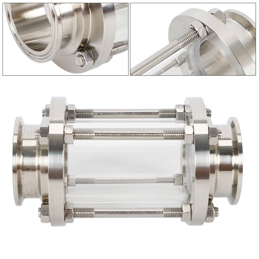 2 Inch Flow Tri Clamp Sanitary Sight Glass 51mm Food Grade Stainless ...