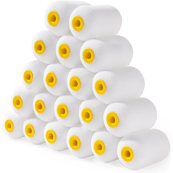 2 Inch Foam Paint Rollers, 20 Pack Mini Rollers for Small & Hard-to ...
