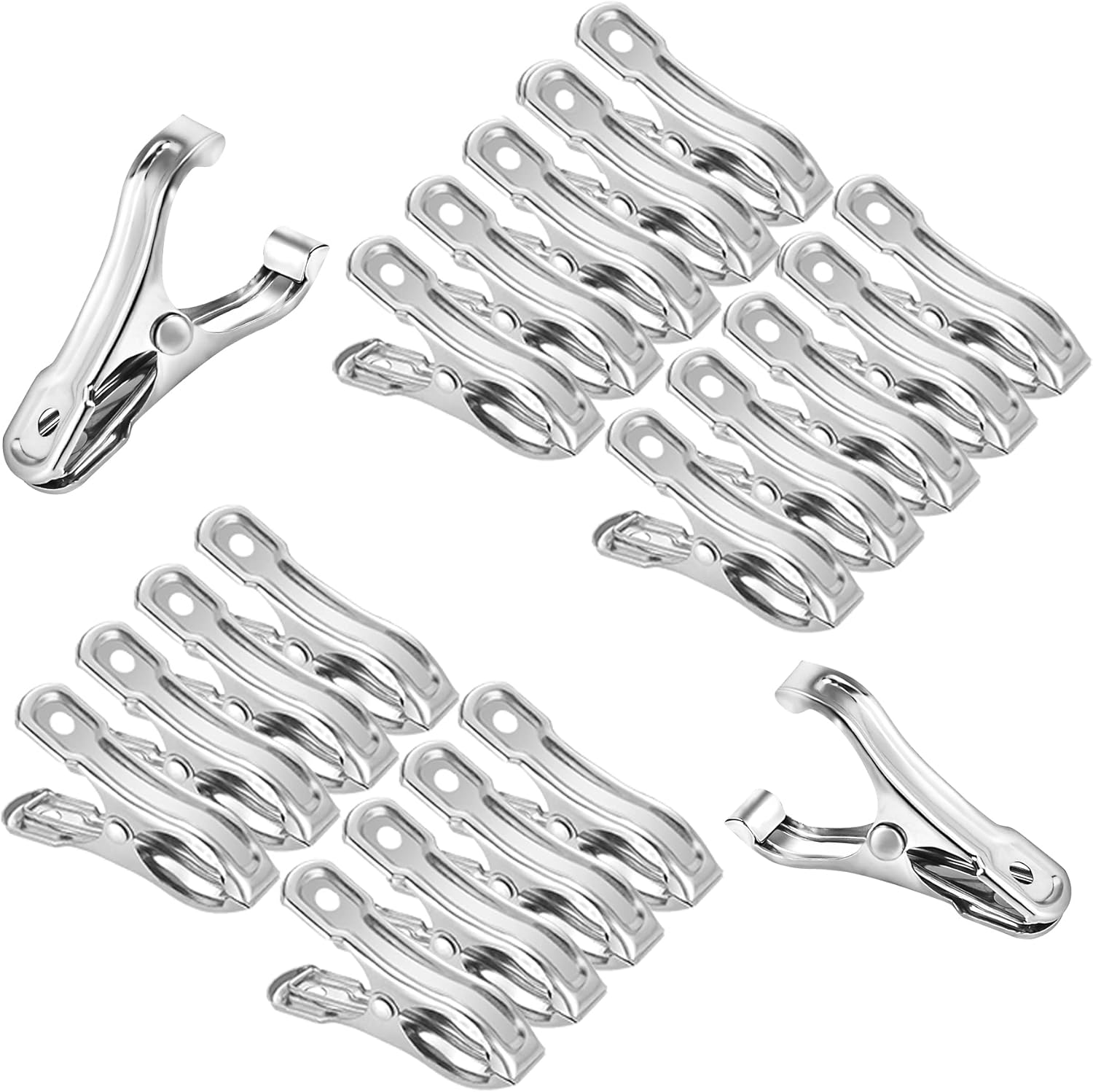 2 Inch Gardening Net Clips, Greenhouse Clips are made of stainless ...