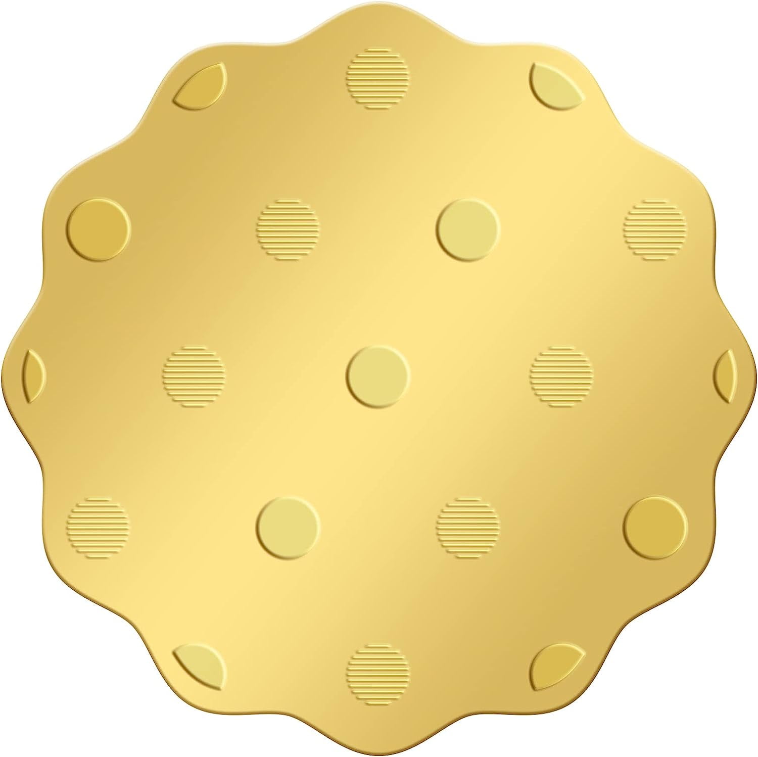 2 Inch Gold Embossed Envelope Seals Stickers Dot Pattern 100pcs ...
