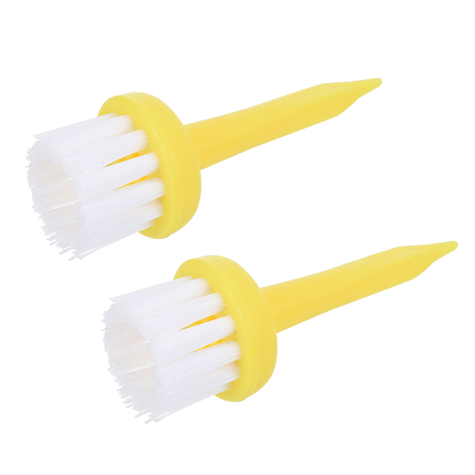 2 Inch Golf Tee Brush Top, 2 Pack Unbreakable Plastic Golfing Tees for ...