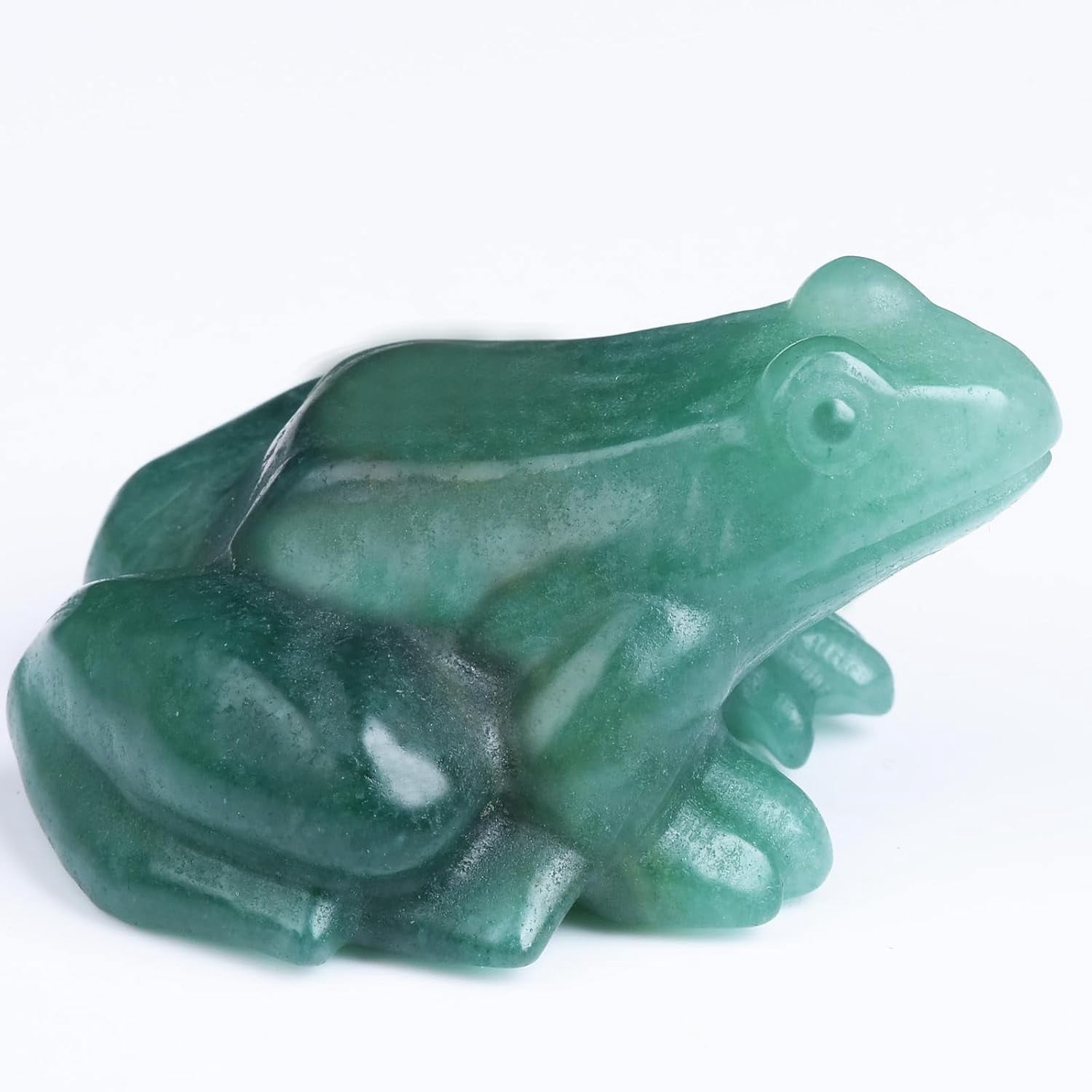 2 Inch Green Aventurine Figurine，Frog Gifts Healing Crystal Decor，Frog ...
