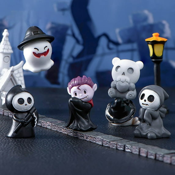 2 Inch Halloween Outdoor Decorations Halloween Ghost Devil Wizard Resin ...