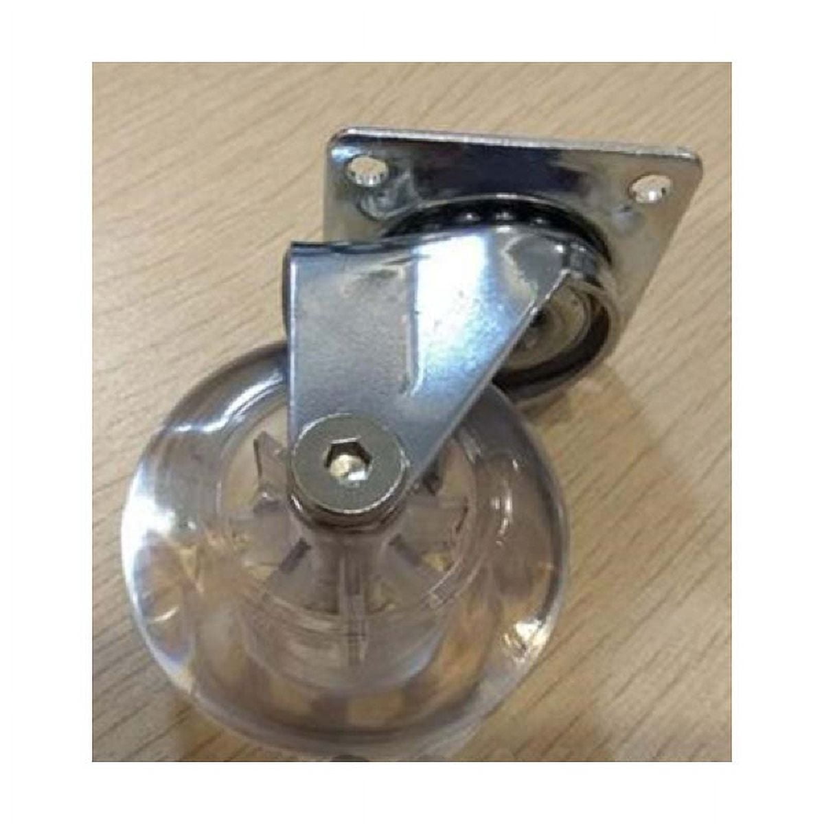 2"Inch Heavy Duty Clear Swivel Caster Wheel with 220 lbs Load Rating ...