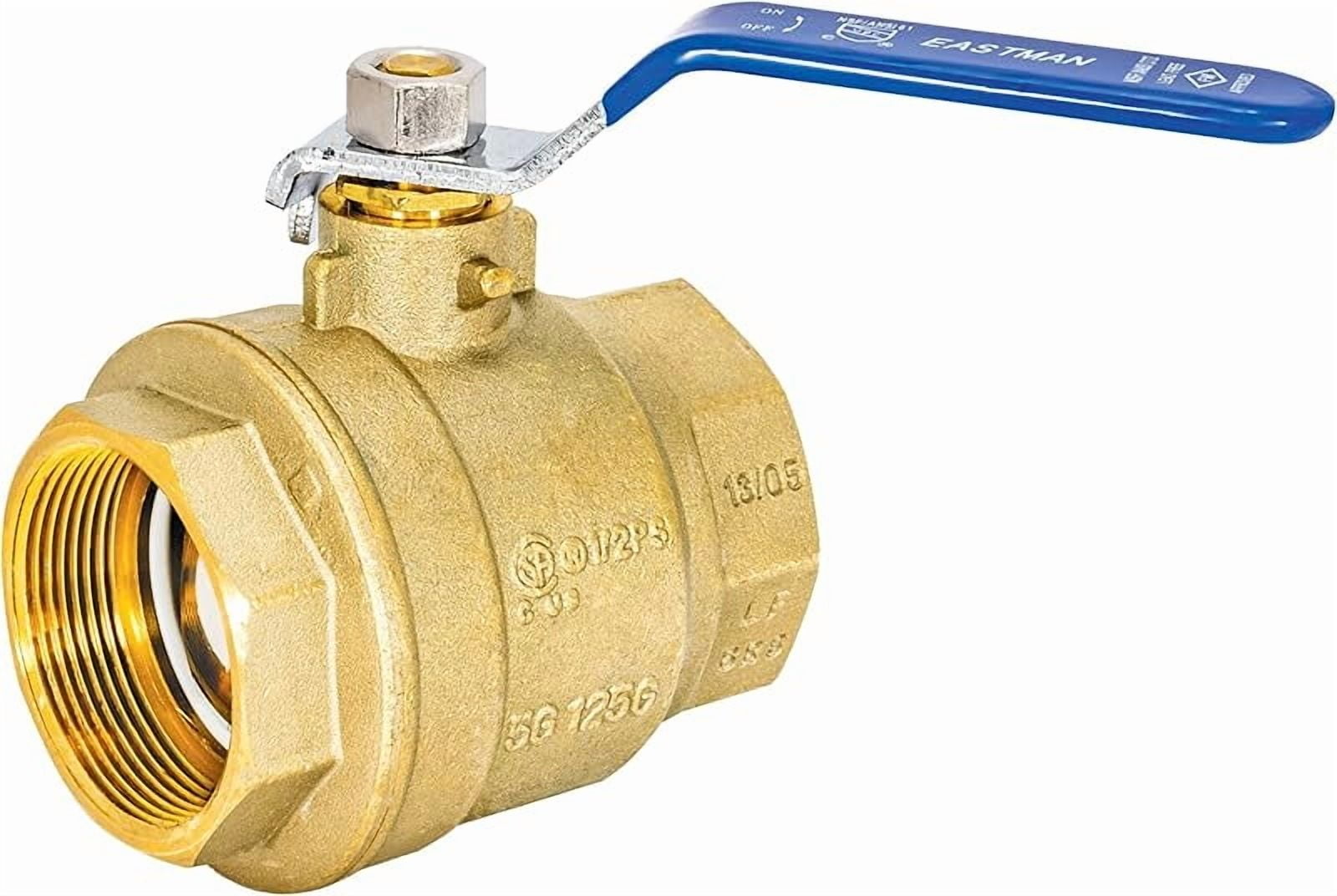 2 Inch IPS Heavy Duty Full Port Ball Valve, Brass Plumbing Fitting ...