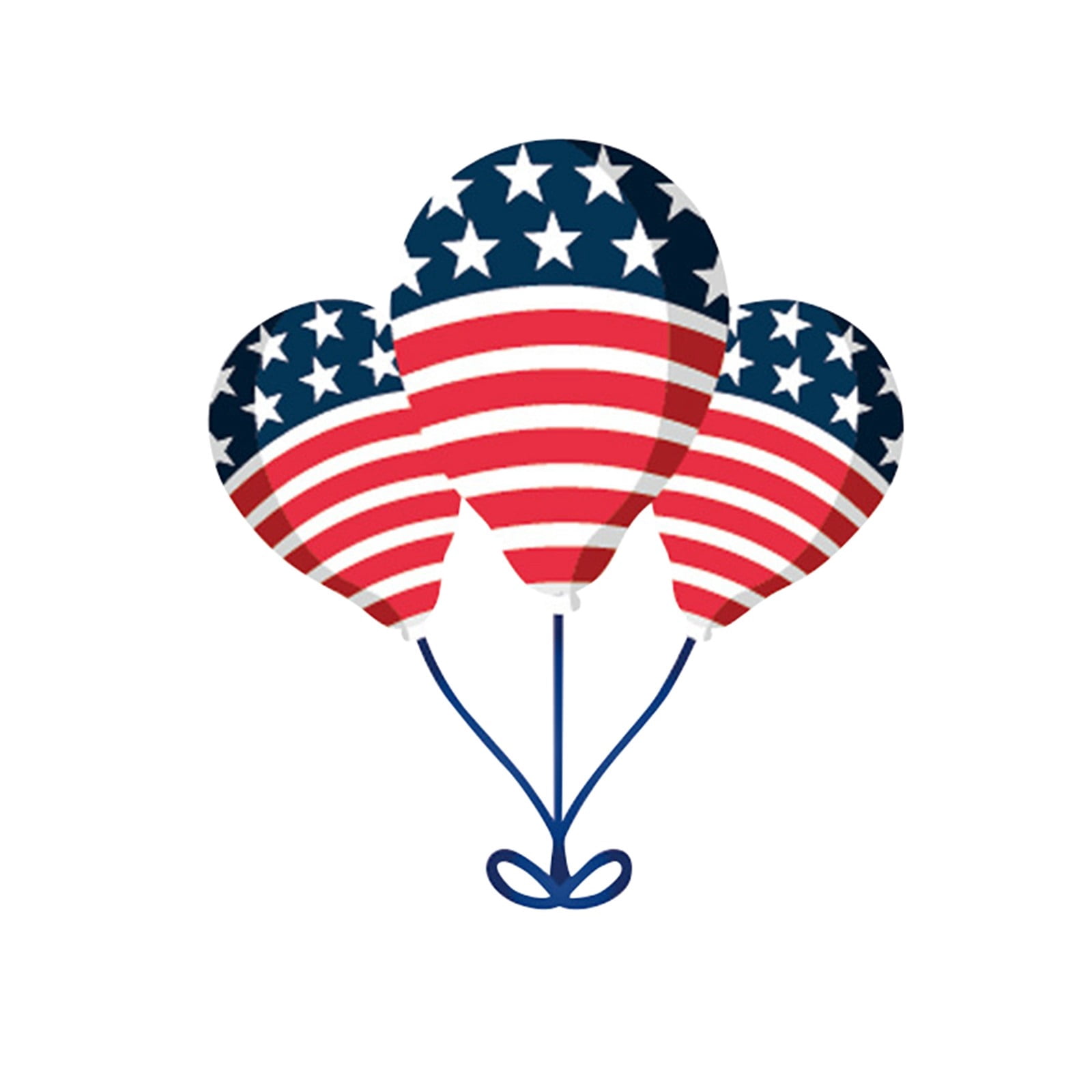 2 Inch Independence Day Decoration, American Patriotic Temporary ...