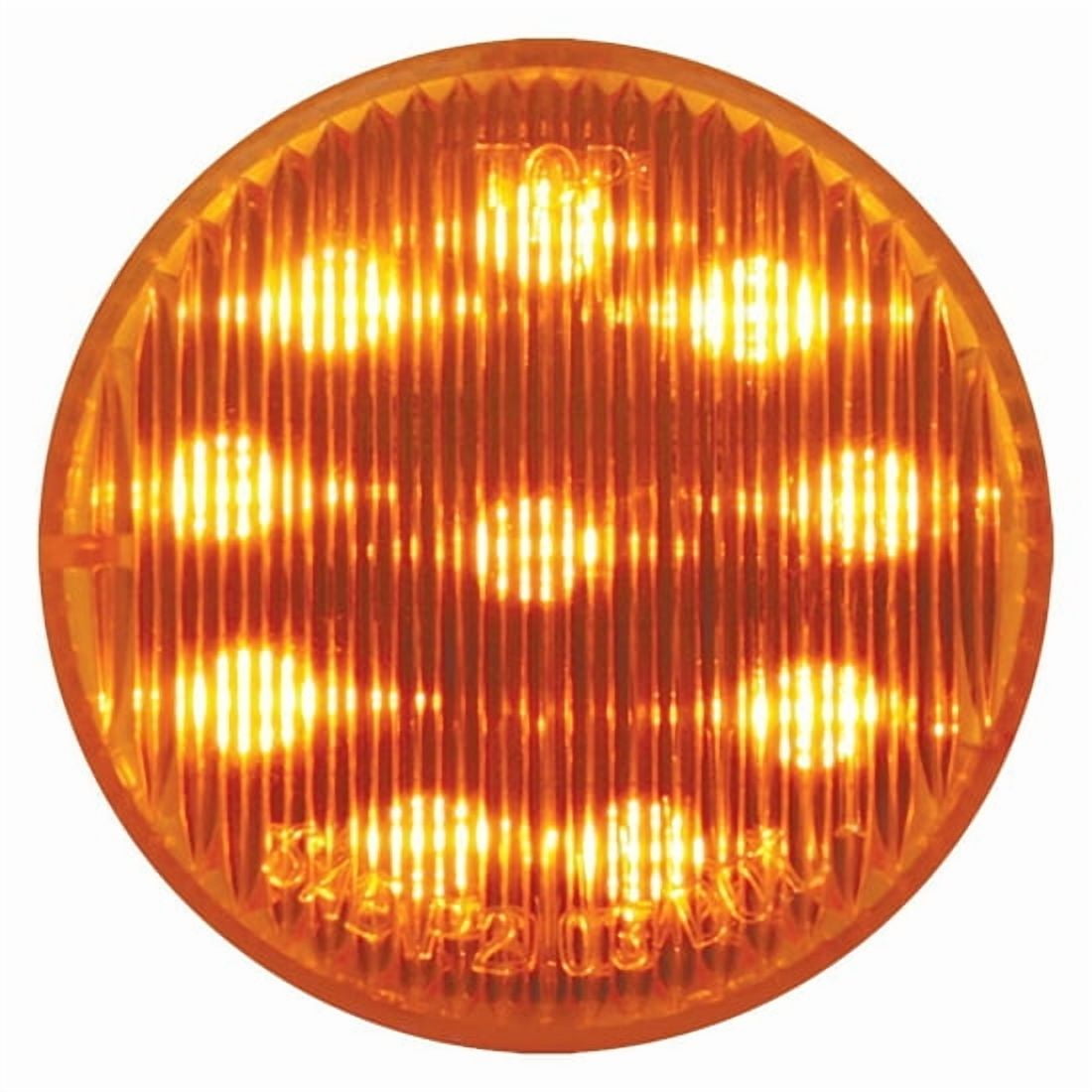 2 Inch LED Clearance/Marker Light Amber/Amber 10 Diodes - Walmart.com