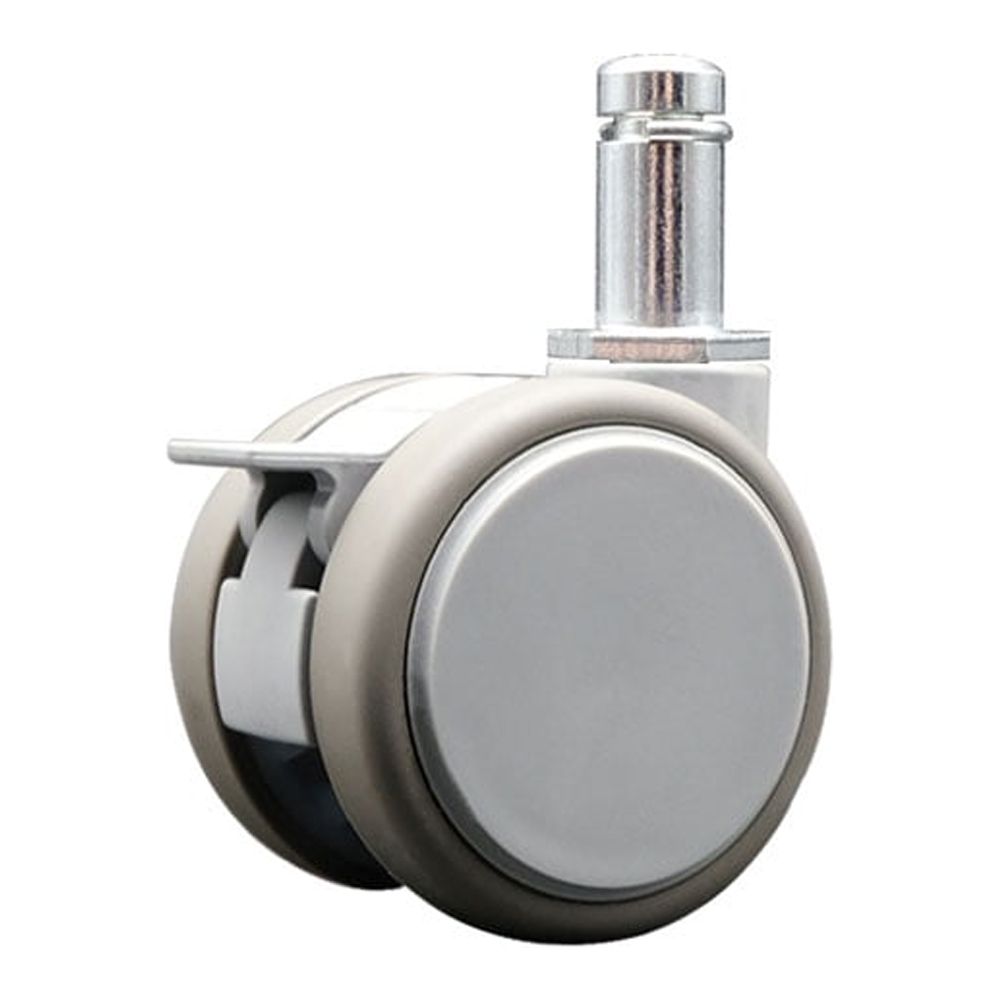 2 Inch MRI Safe Caster with Brake – 7/16 Inch Grip Ring Stem – Service ...