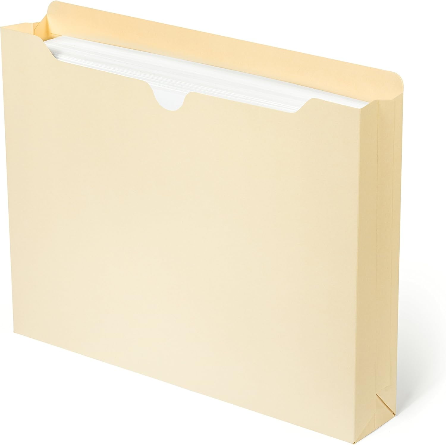 2 Inch Manila File Jacket, 50 Folders, Reinforced Straight Cut Tab ...