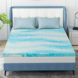 2 Inch Mattress Topper, Queen Gel Memory Foam Mattress Topper in a Box ...