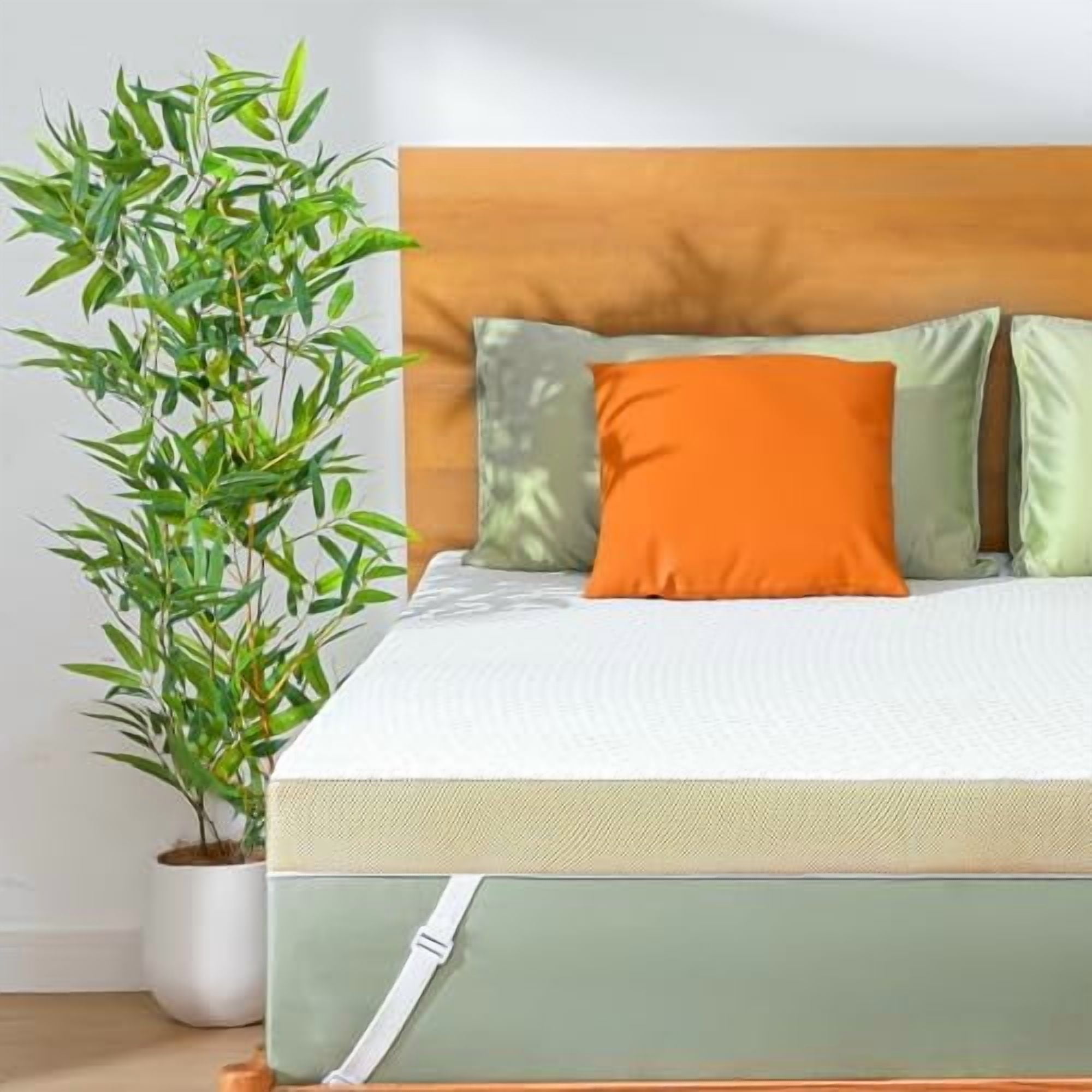 2 Inch Memory Foam Mattress Topper Twin, Cooling Gel Infused Mattress ...