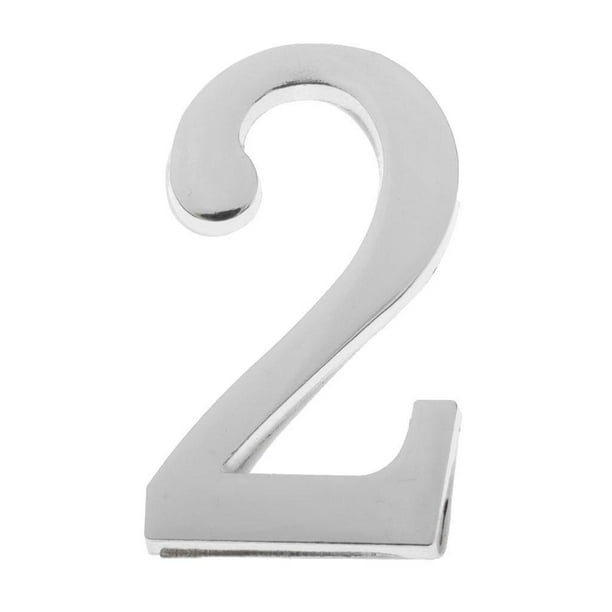 2 Inch Modern numbers of house- Premium Metal Floating Home Address ...