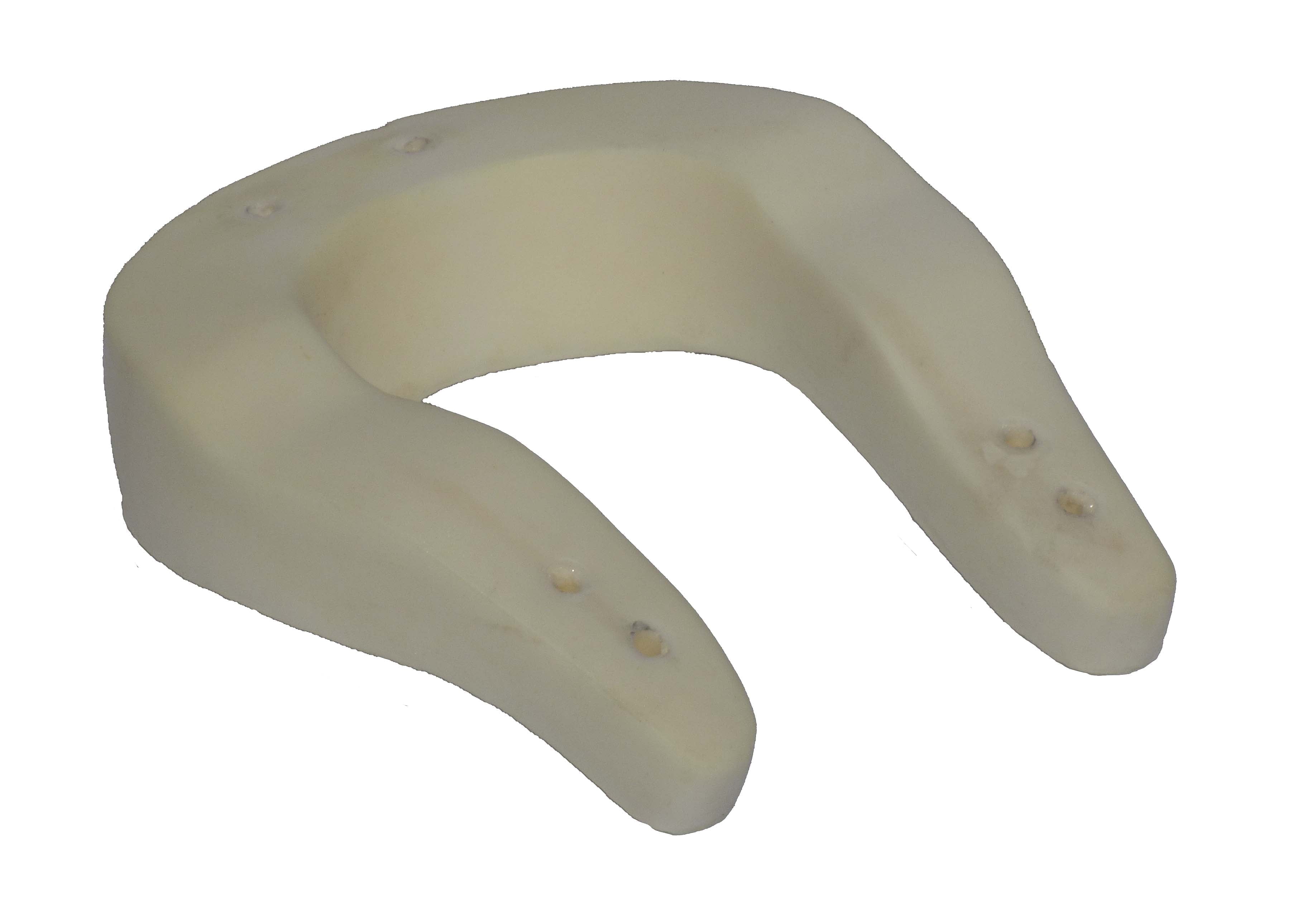 2 Inch Neck Collar White Neck Roll with Tie Down Option by Model ...