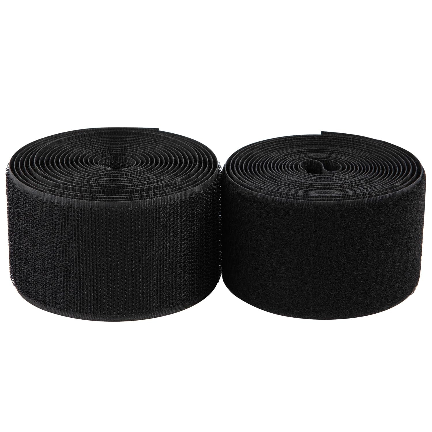 2 Inch Nylon Hook and Loop Tape, Sew On Fabric Fastener Strips for ...