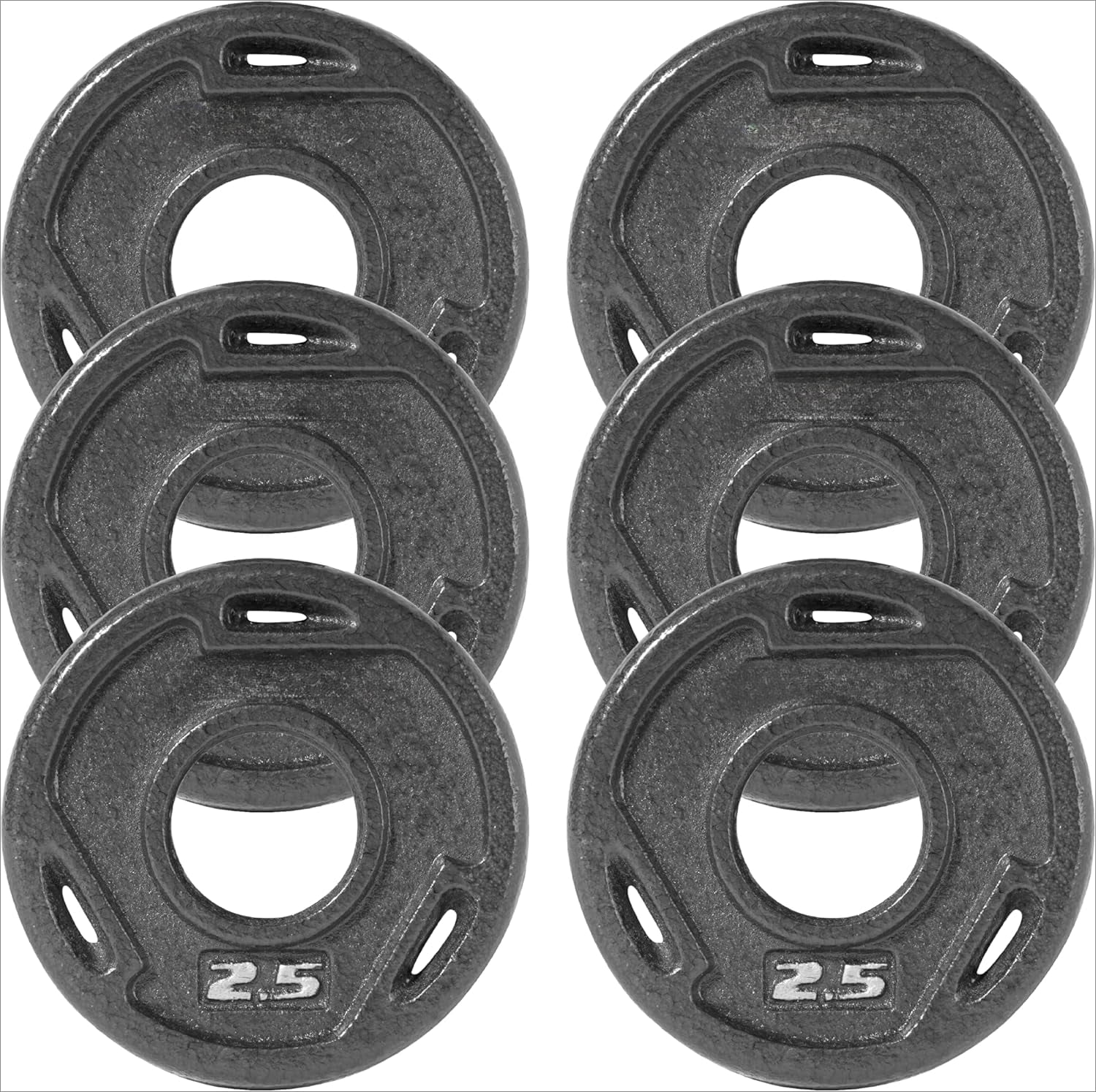 2-Inch Olympic Grip Weight Plate | Multiple Options - Walmart.com