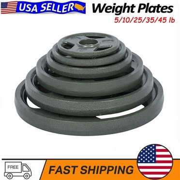 CAP Barbell, 100lb Olympic Cast Iron Weight Plate, Single - Walmart.com