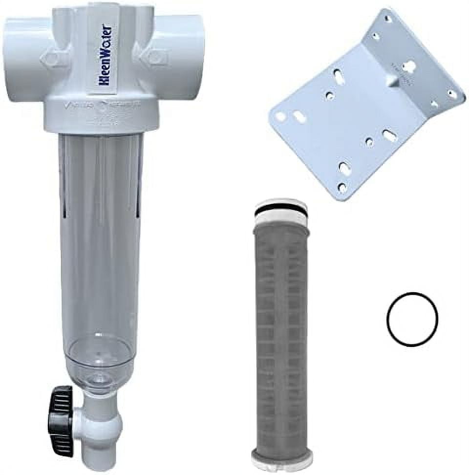 2 Inch PVC Slip Fit Connection, 100 GPM, 250 Mesh Stainless Screen ...