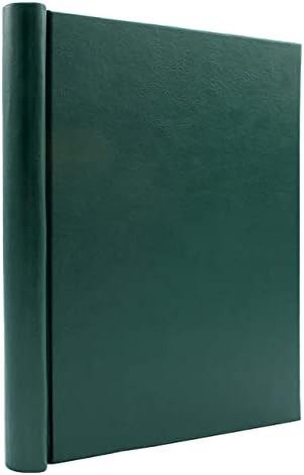 2-Inch Premium Leather Clamp-Back Thesis Binder, Green (TBXS-L2-GR ...