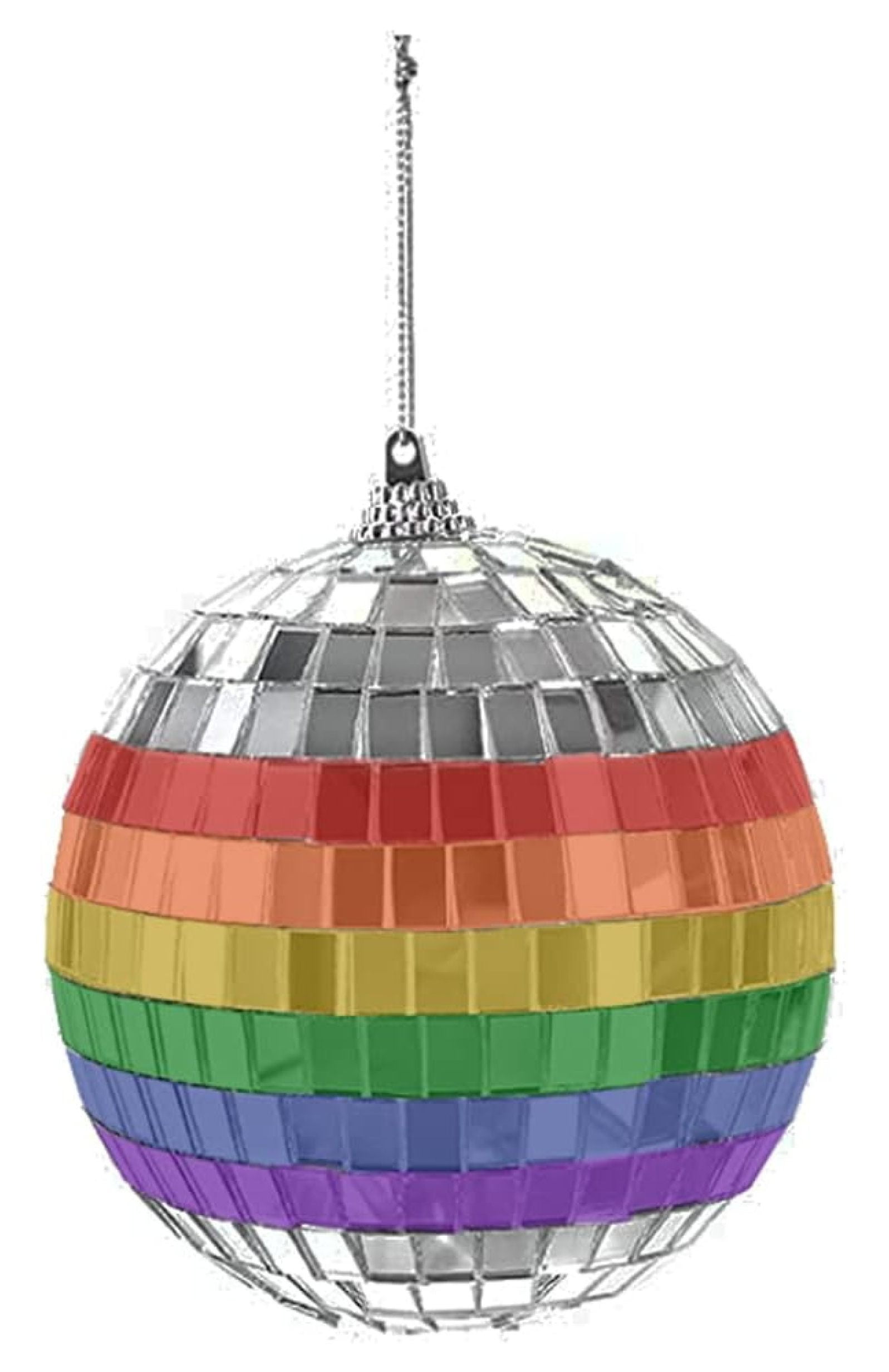 2 Inch Pride Disco Ball - LGBTQ Rainbow Mirror Ball Ornament; Gay ...