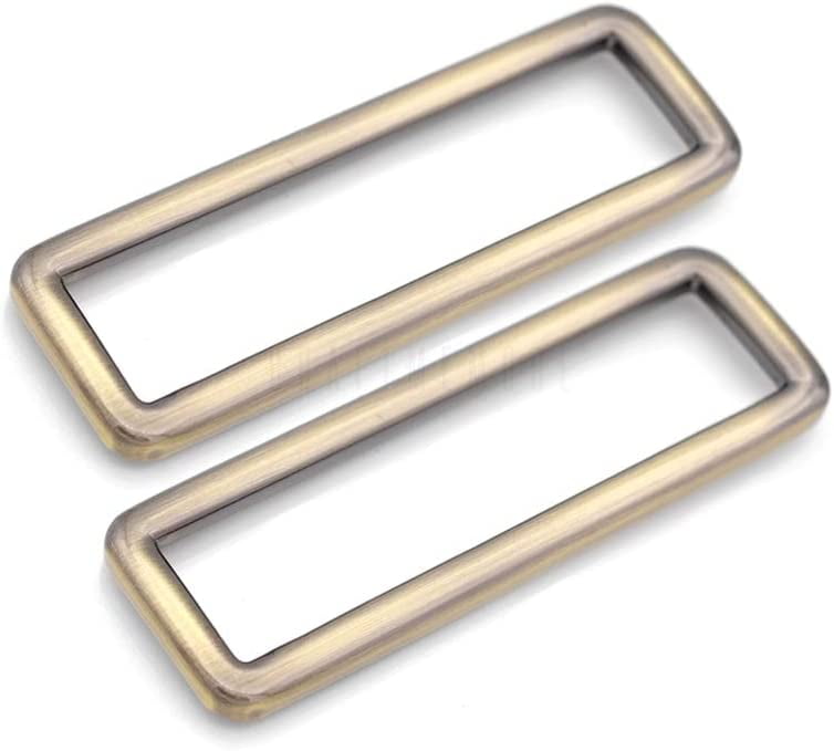 2 Inch Rectangle Rings Buckle Metal Rectangular Buckle Loop for Bag ...