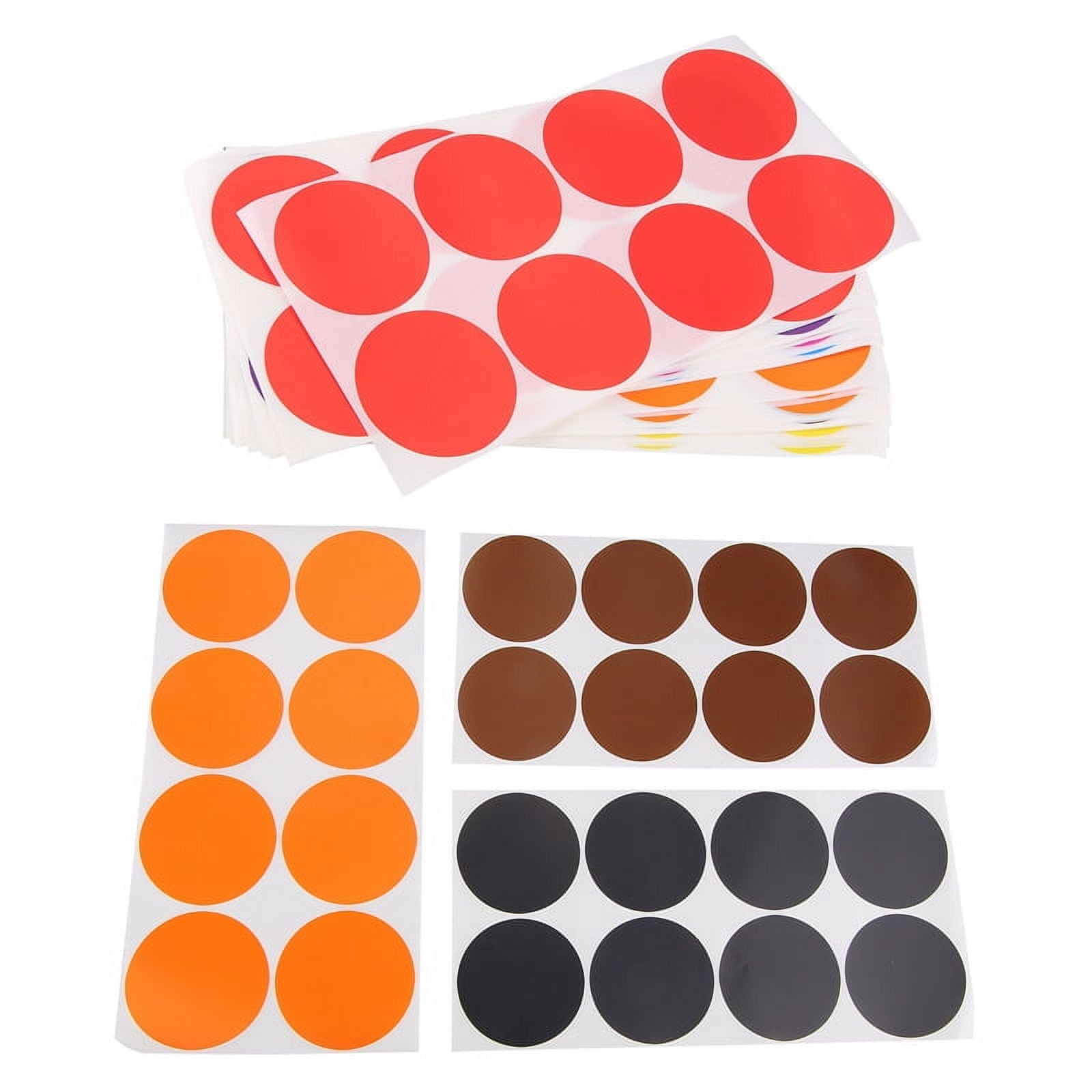 2 Inch Round Color Coding Sticker 10 Assorted Colors Circle Dot Labels ...