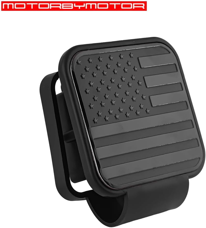 2 Inch Rubber Trailer Hitch Cover – Heavy Duty American Flag Tow Hitch ...