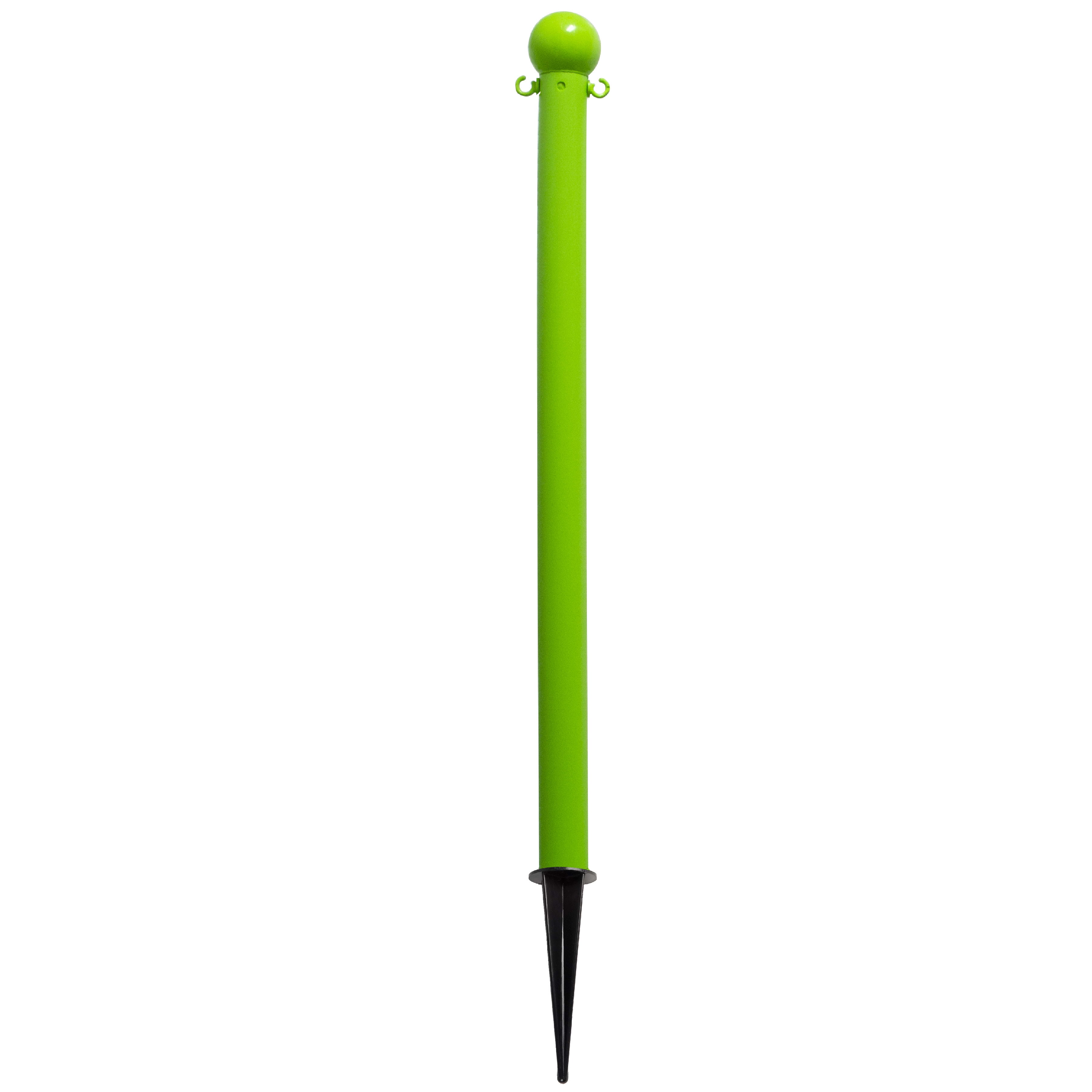 2 Inch Safety Green Light Duty Ground Pole - Walmart.com