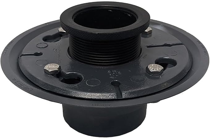 SereneDrains 2 Inch Shower Drain Base for Linear Square Shower Drains ...