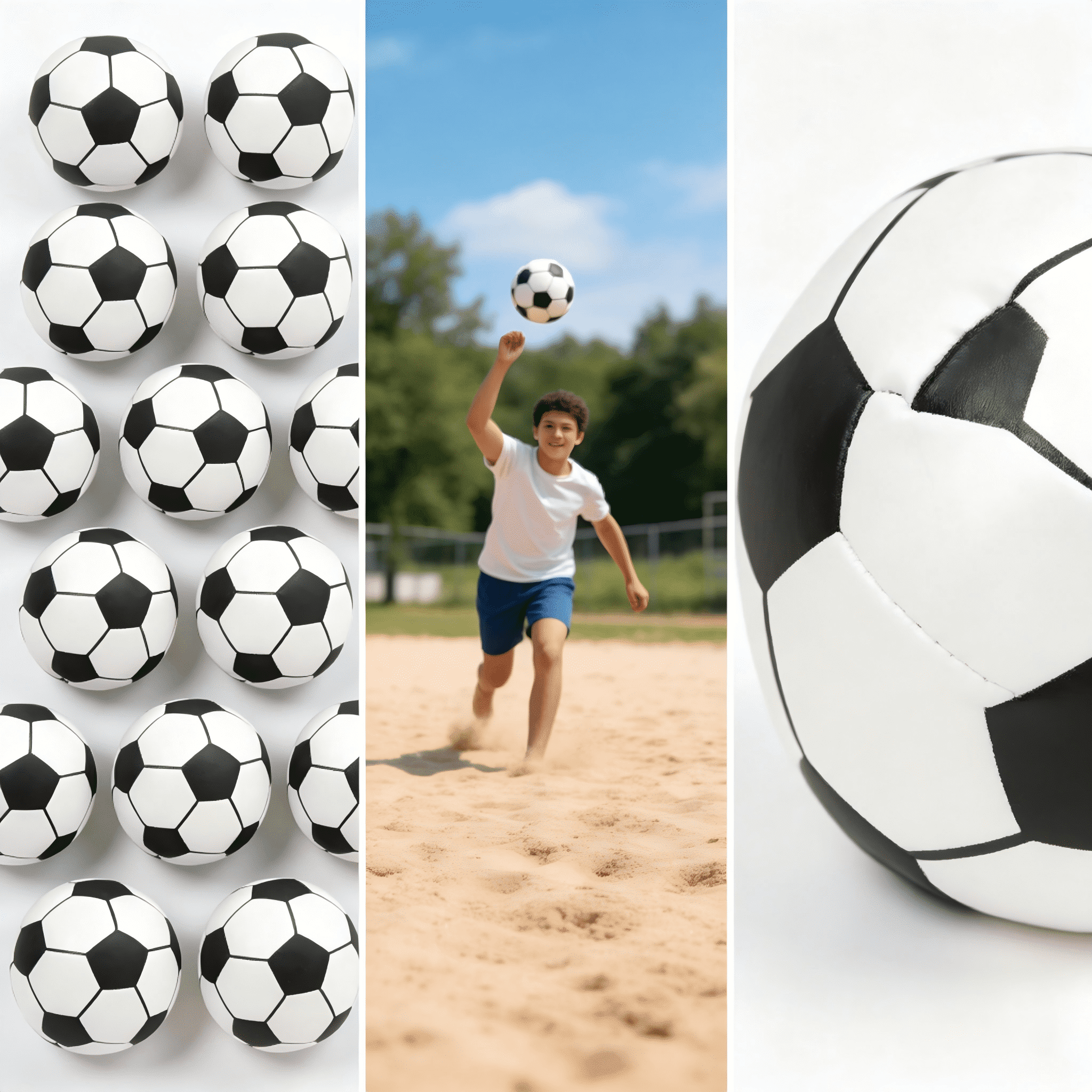 2 Inch Soccer Ball Shaped Sandbags 12 Set Lightweight Throwing Bags ...