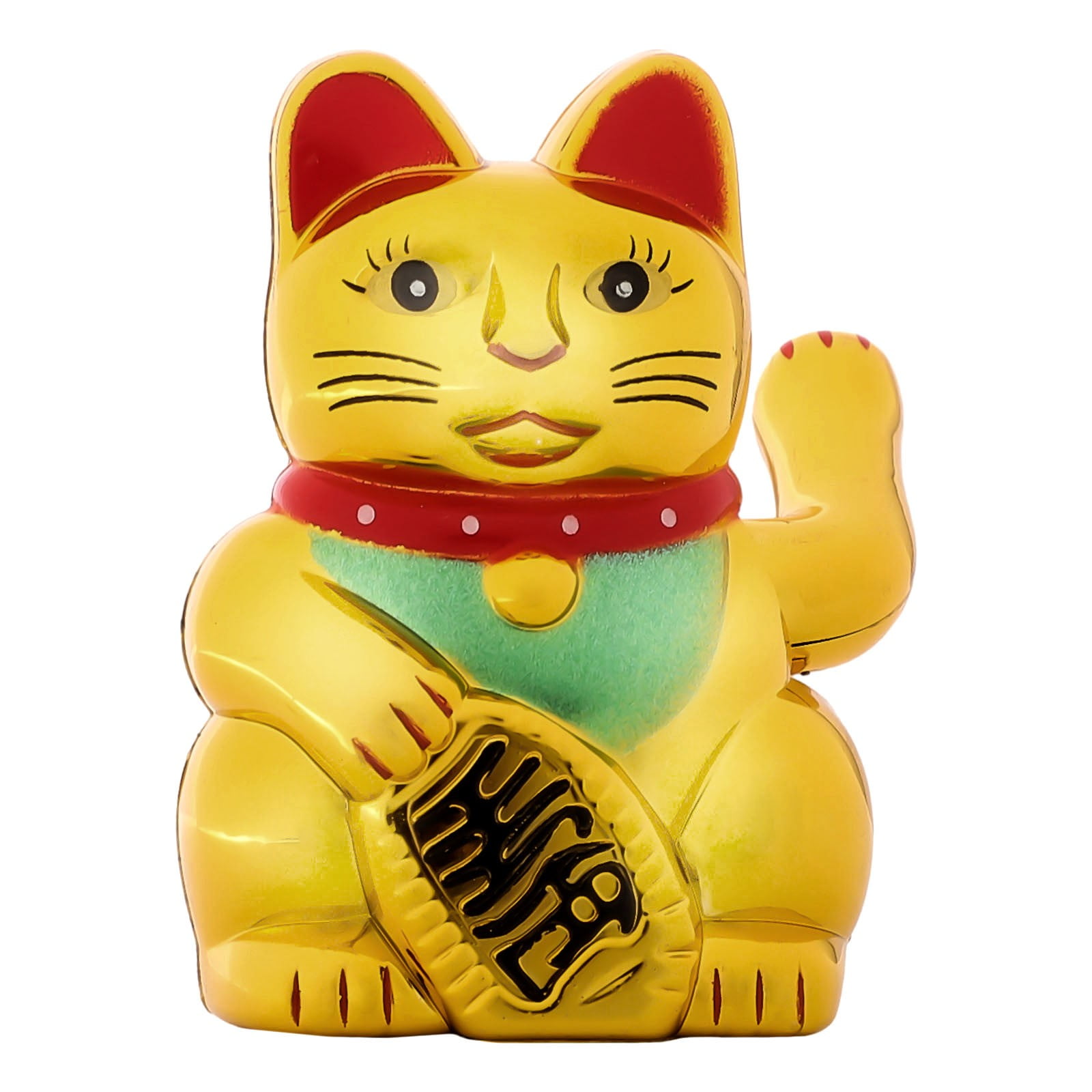 2-Inch Solar-Powered Automatic Waving Lucky Cat Cashier Car-Mounted Home - Walmart.com